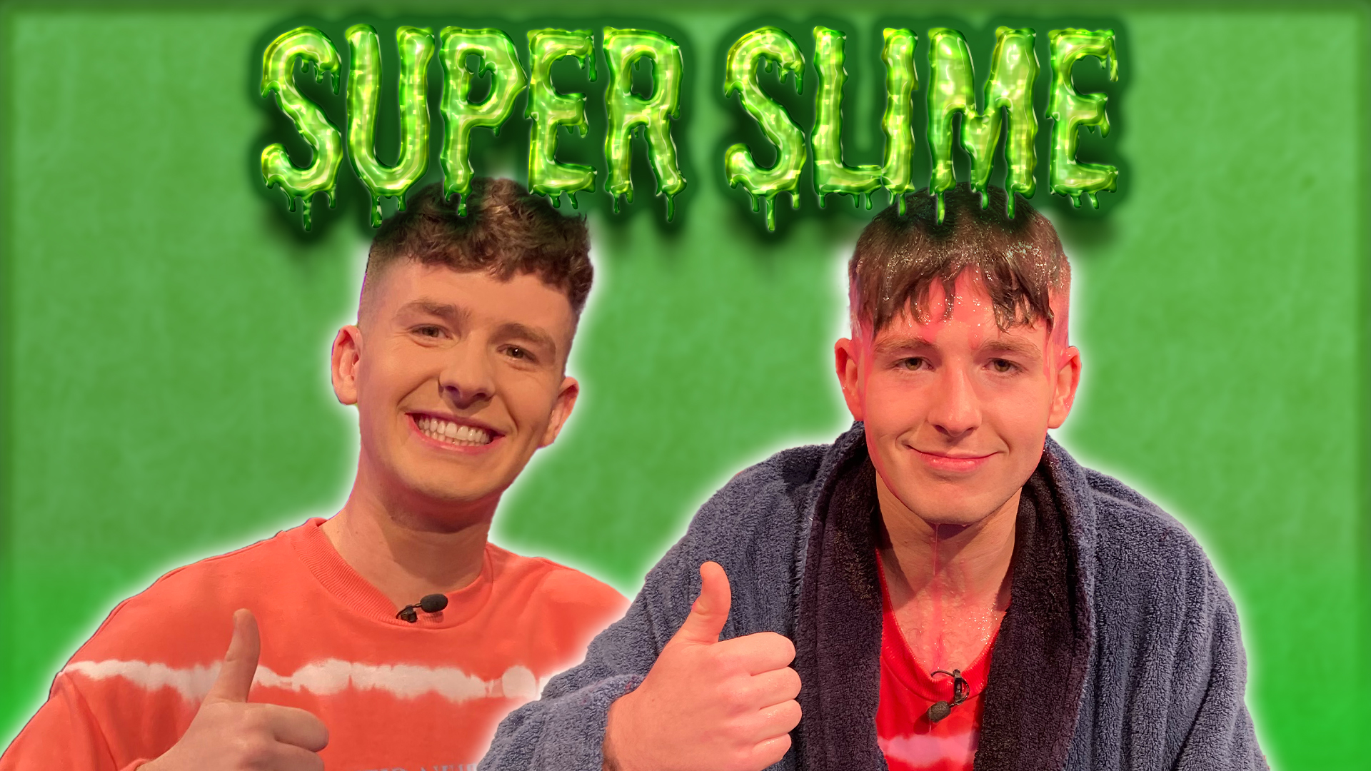 Bros in Control Adam Beales get super slimed goo gunged on CBBC ...