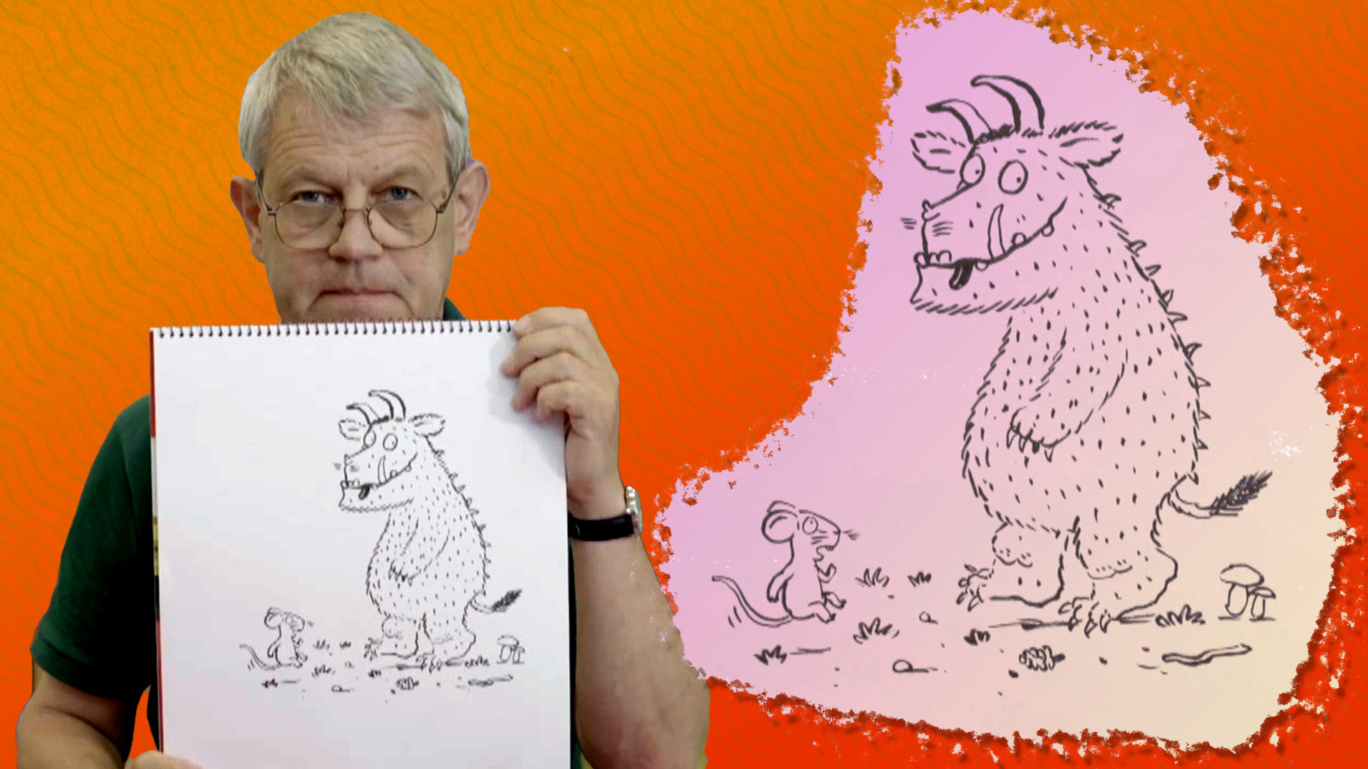 Learn How To Draw Mouse From The Gruffalo The Gruffalo